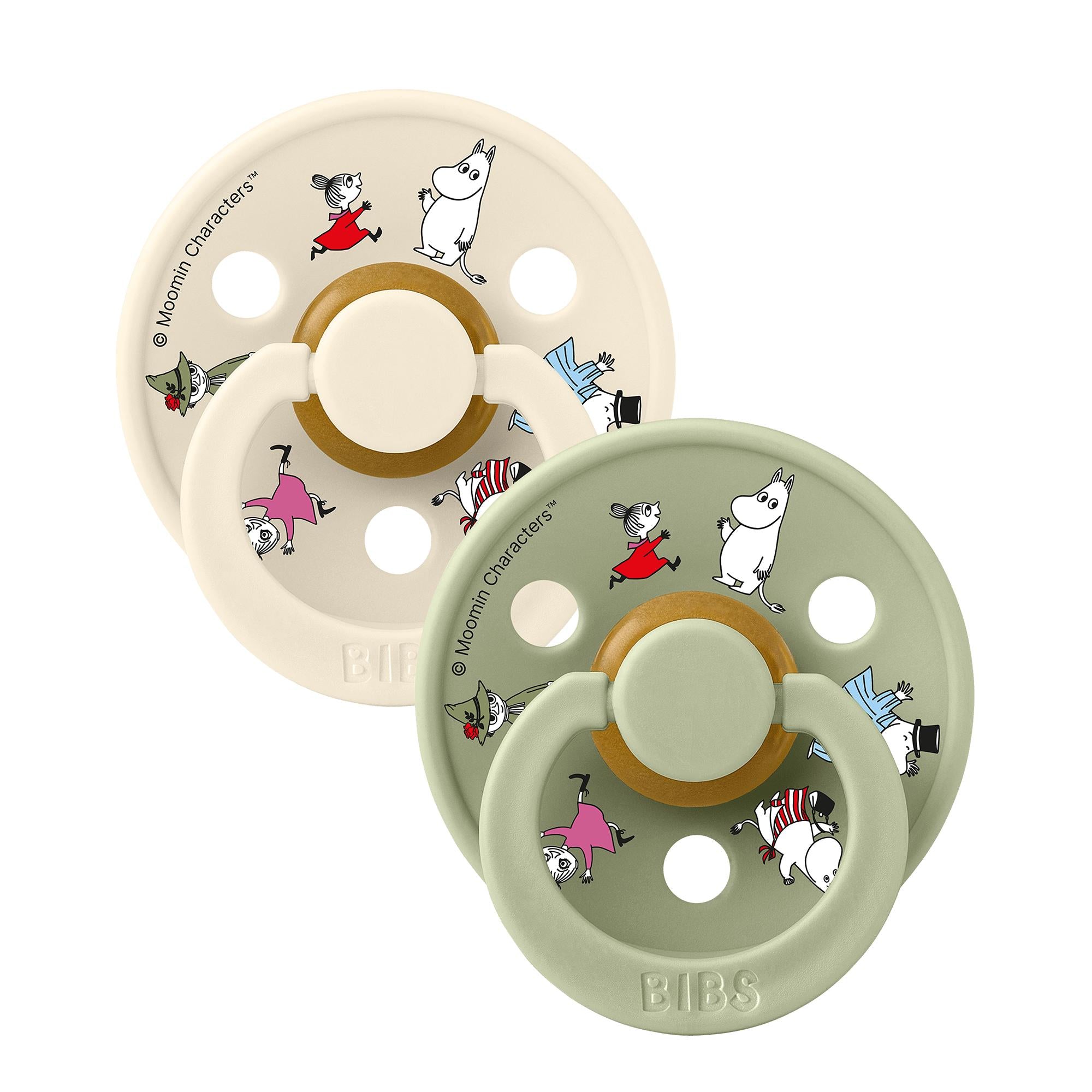 Bibs X Moomin 2pak str 2 - Friends Ivory mix – Ollifant.dk