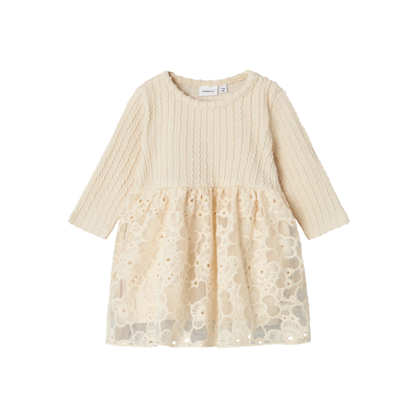 Name it kjole SILINE - Summer sand – Ollifant.dk